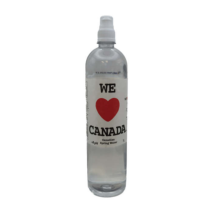 We Love Canada Canadian Spring Water 1 Litre | GreenRx Canada
